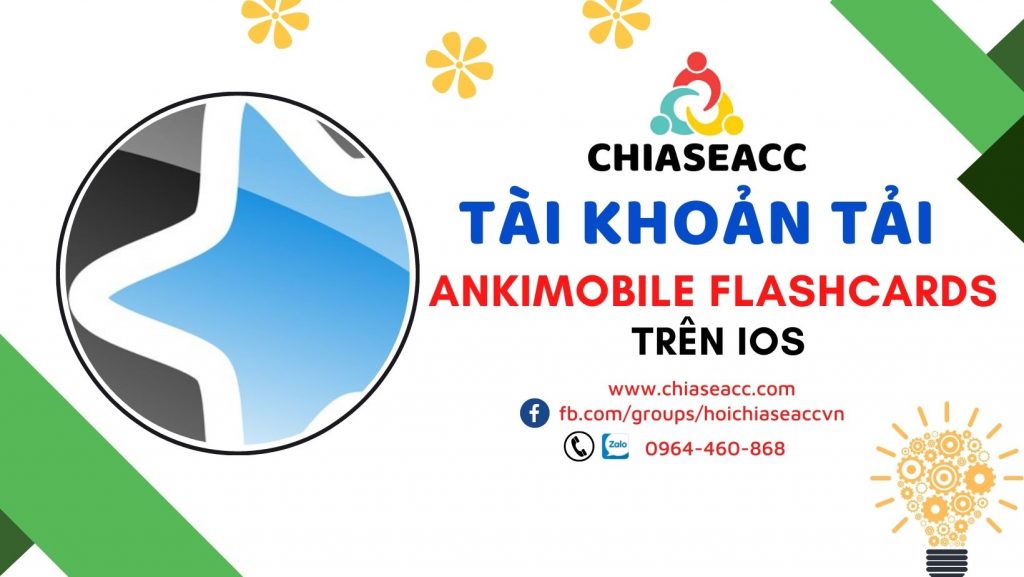 Anki - Tài khoản app AnkiMobile Flashcards giá rẻ trên IOS