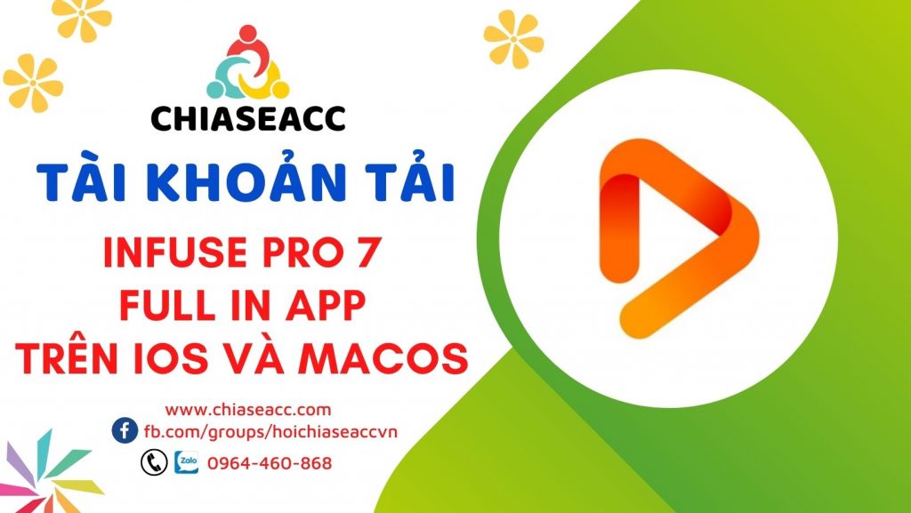 Bản quyền Infuse Pro Premium trên IOS, Mac và AppleTV