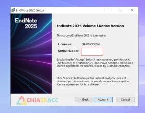 Mua bản quyền phần mềm EndNote 2025, 21, 20 Mac/Win giá rẻ