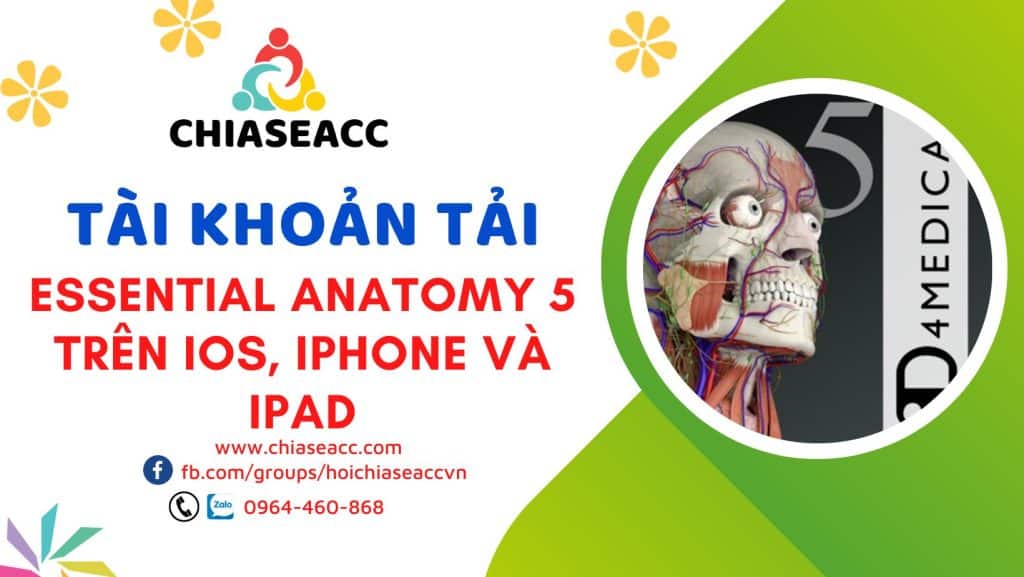 Tải phần mềm Essential Anatomy 5 trên IOS, iPhone và iPad