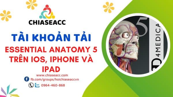 Tải phần mềm Essential Anatomy 5 trên IOS, iPhone và iPad