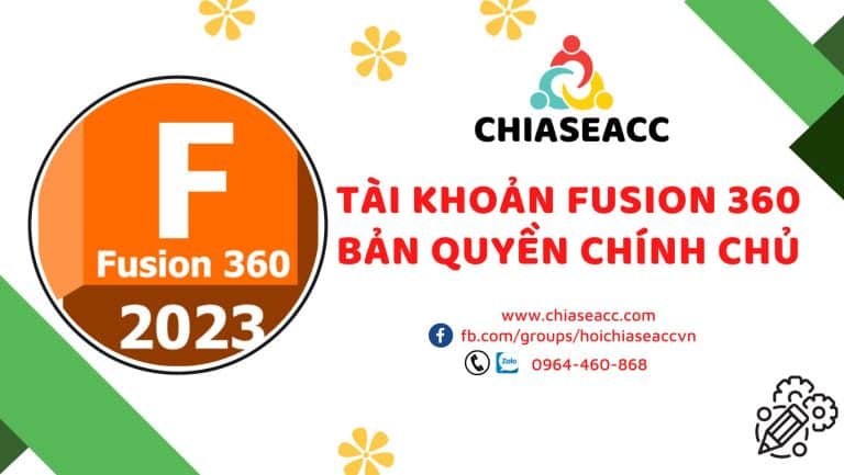 Mua phần mềm Fusion 360 bản quyền chính chủ, giá rẻ