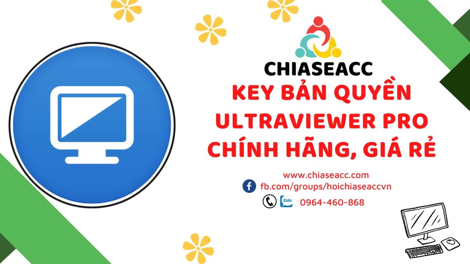 Mua Key bản quyền UltraViewer chính hãng, giá rẻ