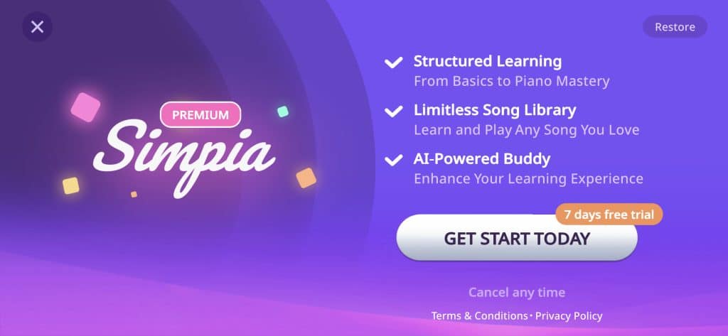 Tài khoản Simpia Premium giá rẻ trên IOS và Android