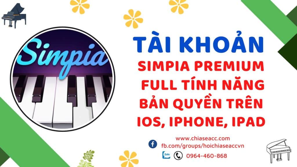 Tài khoản Simpia Premium giá rẻ trên IOS và Android